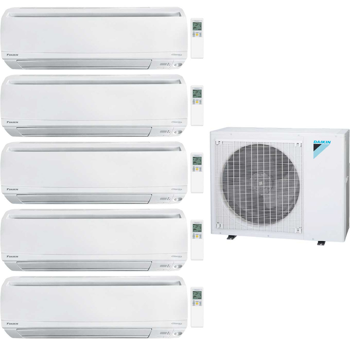 Daikin 5 Zone Mini Split Systems - HeatAndCool.com