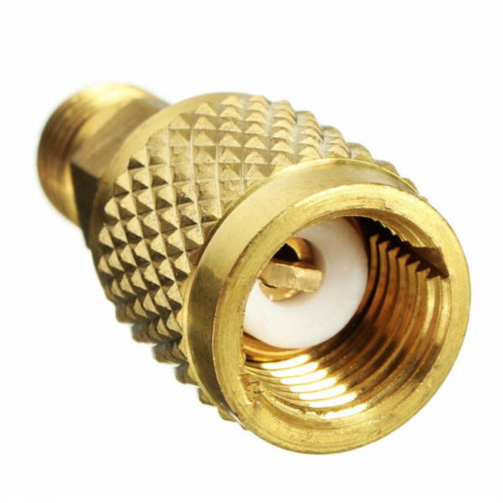 Service Port Adapter for Mini-Split Units 5/16" Sae Flare to 1/4" Sae ...