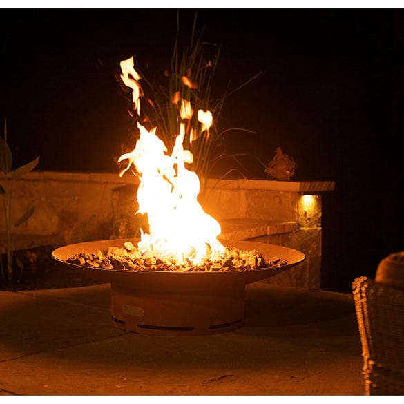 Asia 36 Inch Outdoor Gas Fire Pit - Electronic Ignition | Heat & Cool